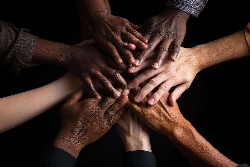 Black Hands Together Stock Photos, Images and Backgrounds for Free Download