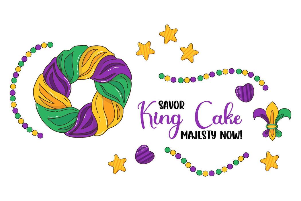 King Cake Vector Art, Icons, and Graphics for Free Download