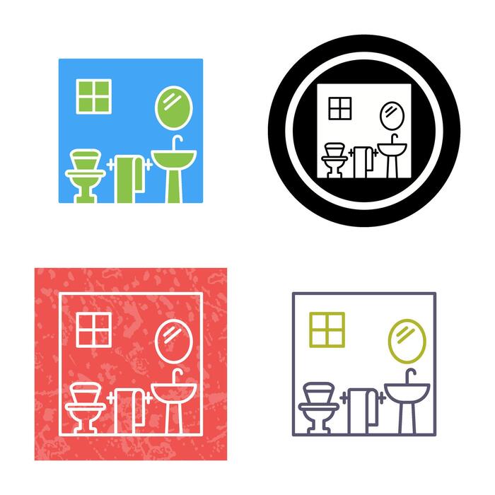 Bathroom Icon Vector Art, Icons, and Graphics for Free Download