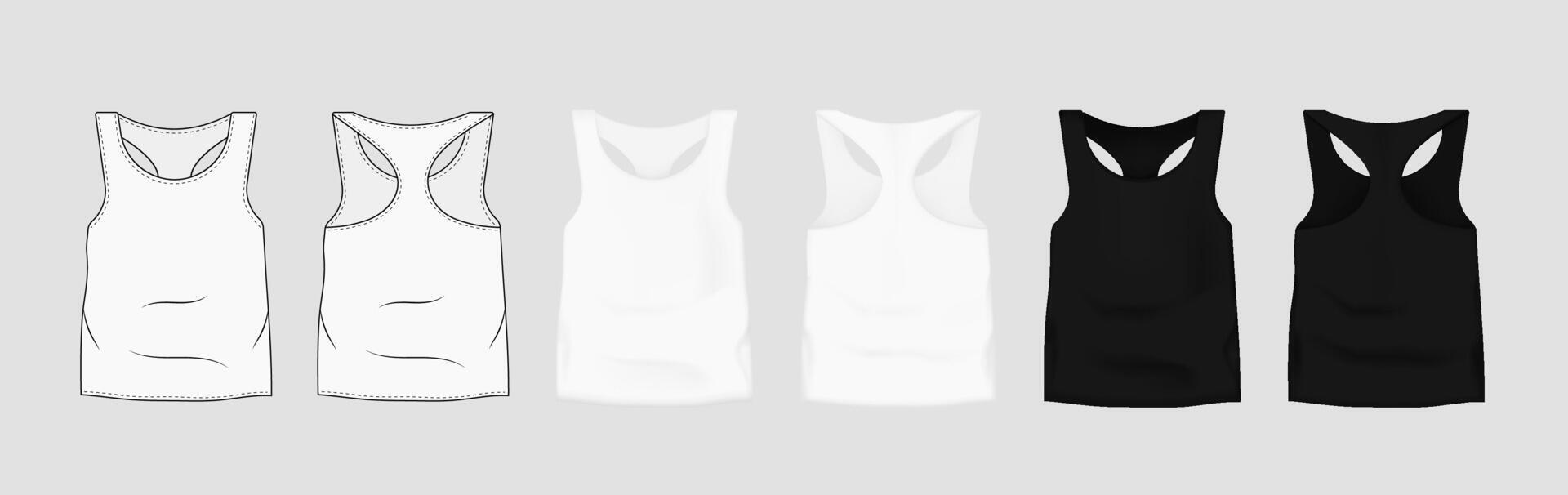Singlet Mockup Vector Art, Icons, and Graphics for Free Download