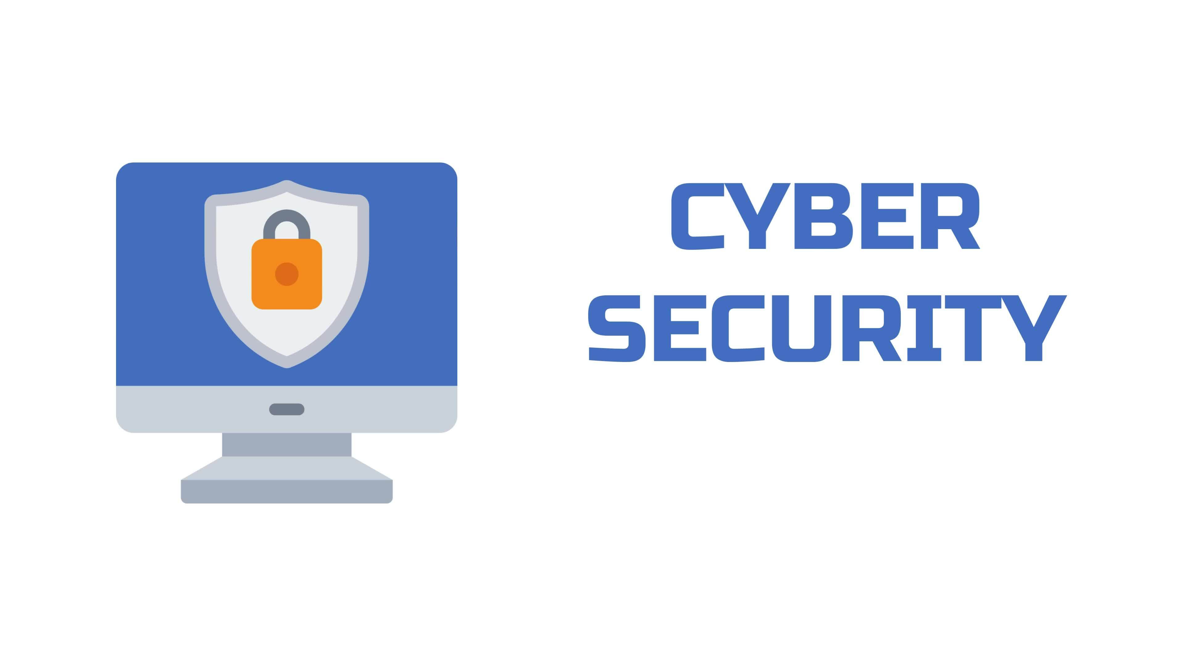 Cyber Security Digital Network Technology Title Animated 34571448 Stock Video At Vecteezy