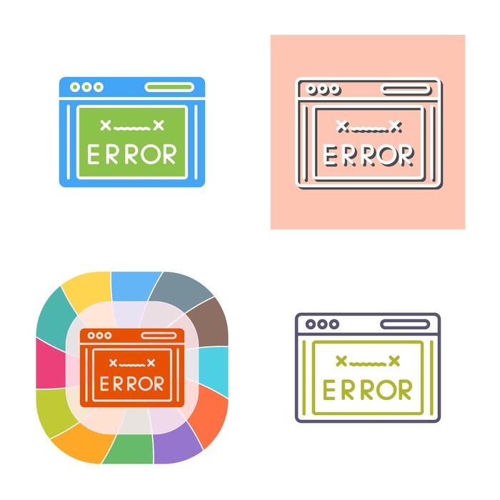 Error Sign Icon Vector Art, Icons, and Graphics for Free Download