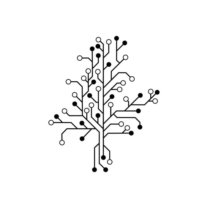 Circuit Board Tree Vector Art, Icons, and Graphics for Free Download