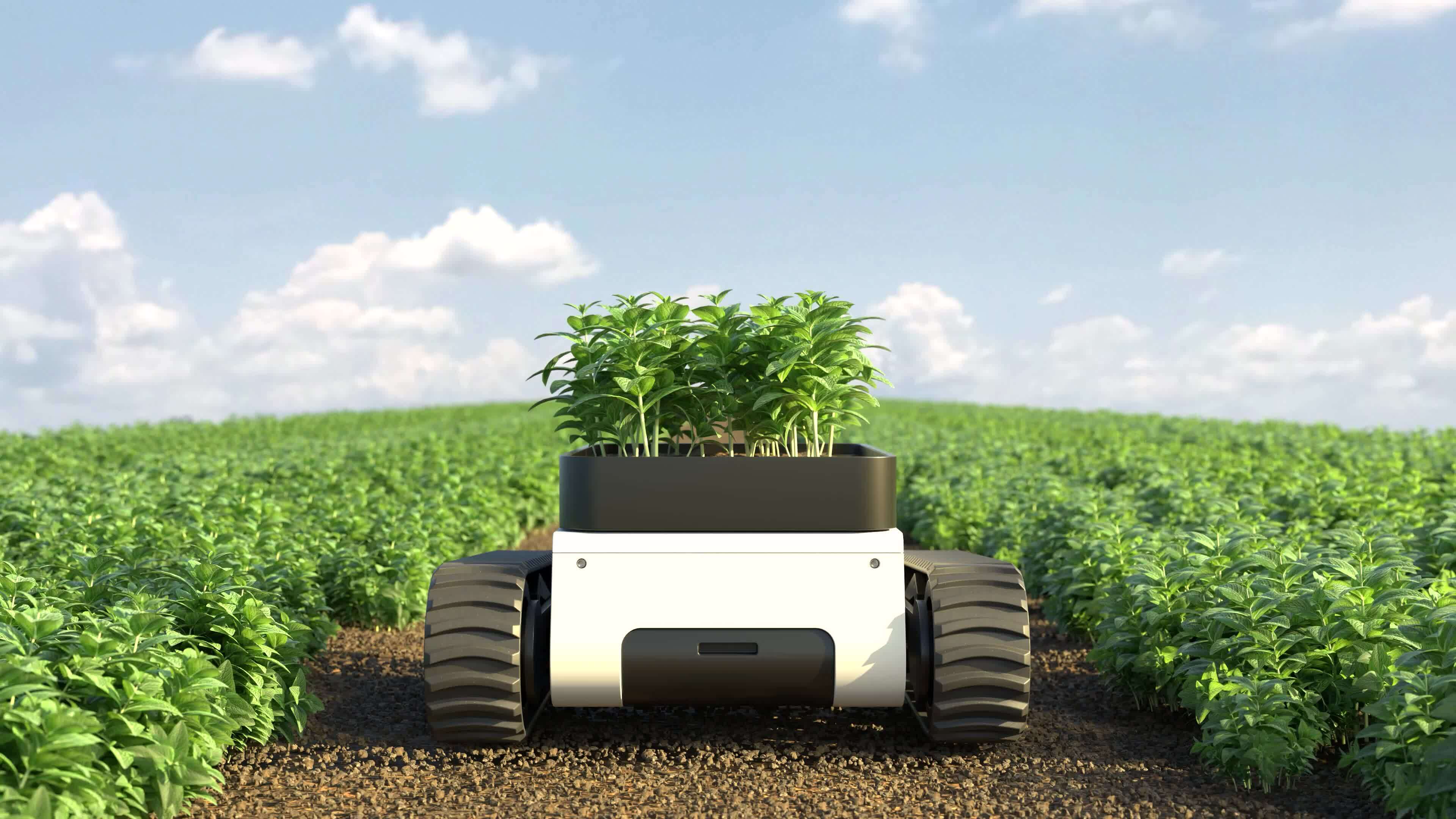 Robot Agriculture Stock Video Footage For Free Download