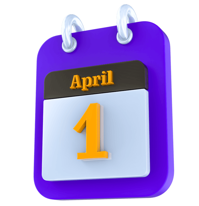 April Calendar PNGs for Free Download