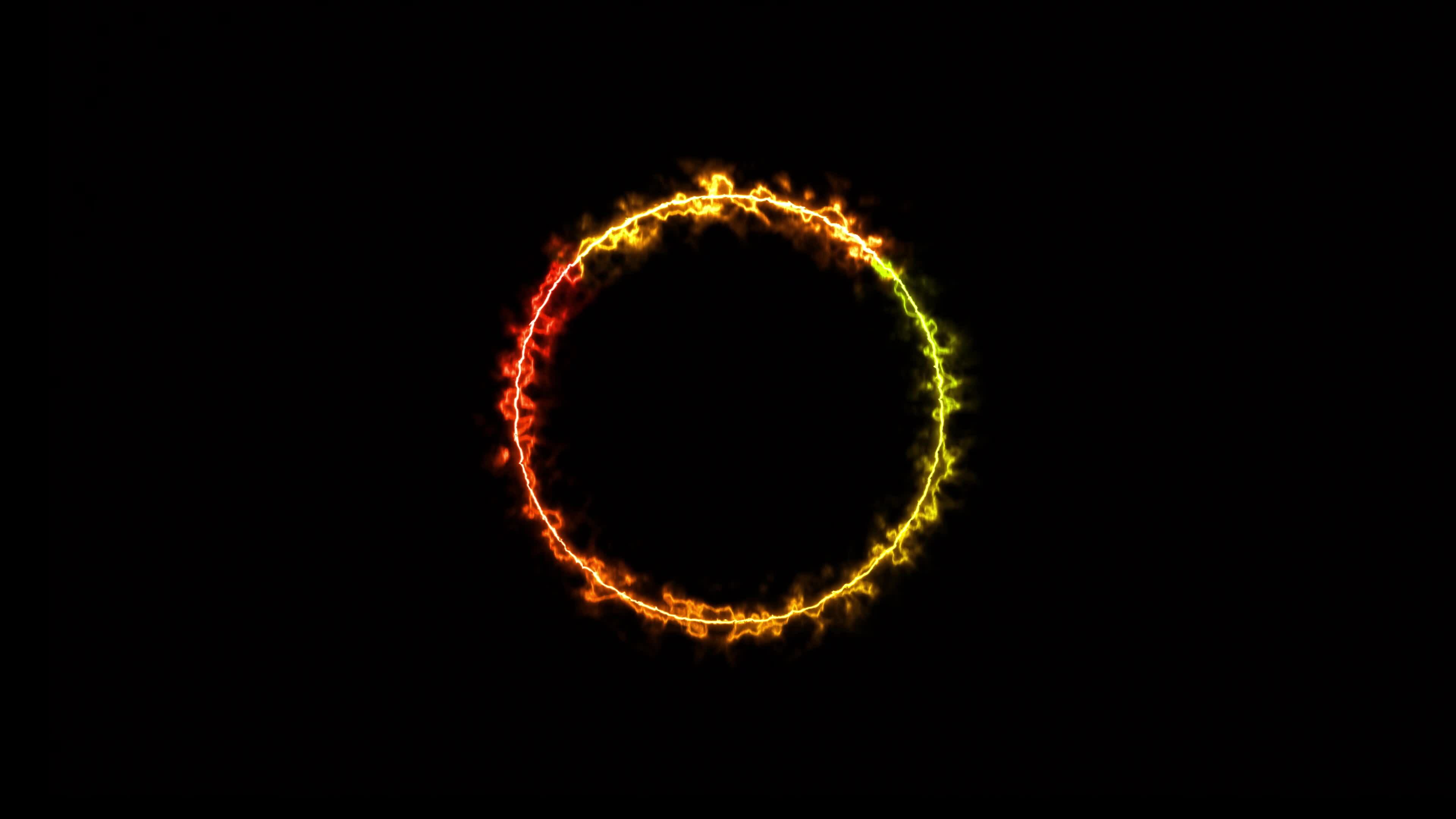 Fire Ring Saber Neon Circle Loop Circle Loading Bar Loop Animation 34636914 Stock Video At