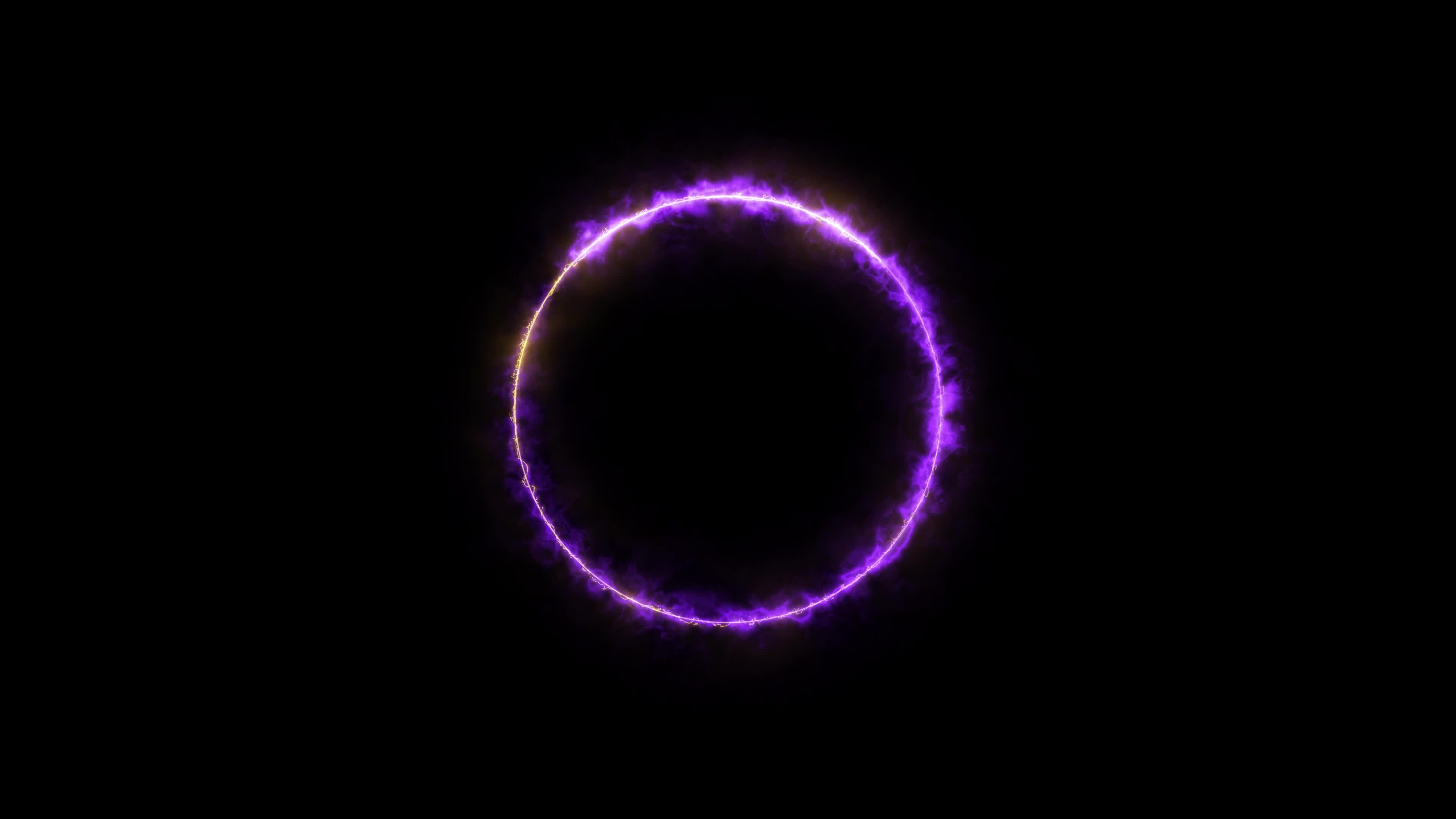 Fire Ring Saber Neon Circle Loop Circle Loading Bar Loop Animation 34636920 Stock Video At