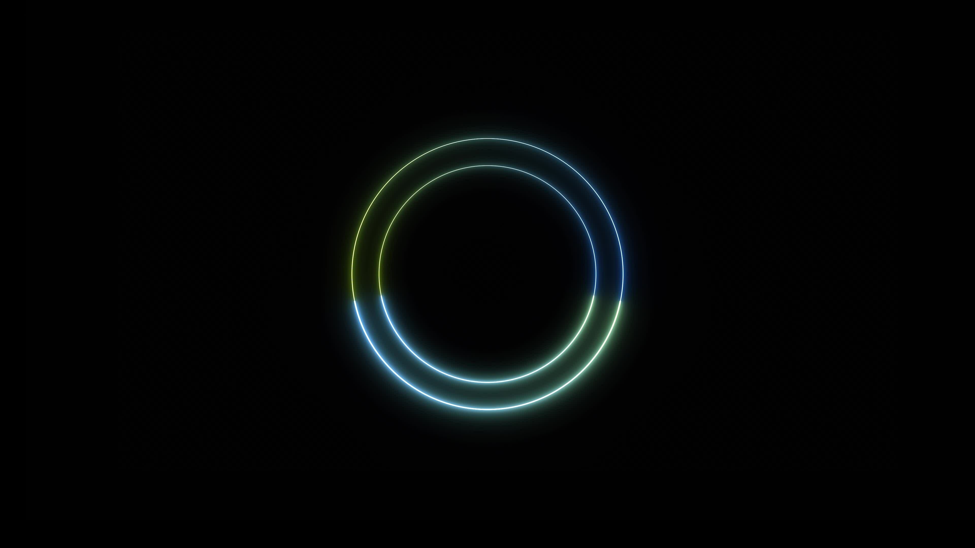 Fire Ring Saber Neon Circle Loop Circle Loading Bar Loop Animation 34636936 Stock Video At