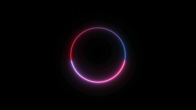 Fire Ring Saber Neon Circle Loop Circle Loading Bar Loop Animation