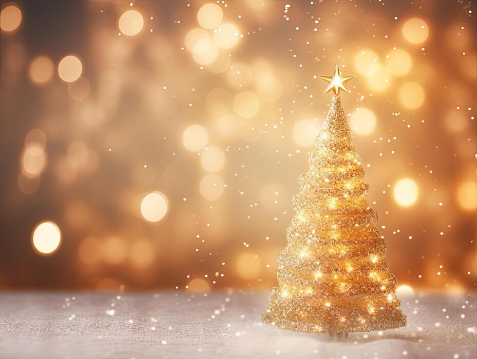 Golden Christmas Tree Stock Photos, Images and Backgrounds for Free Download