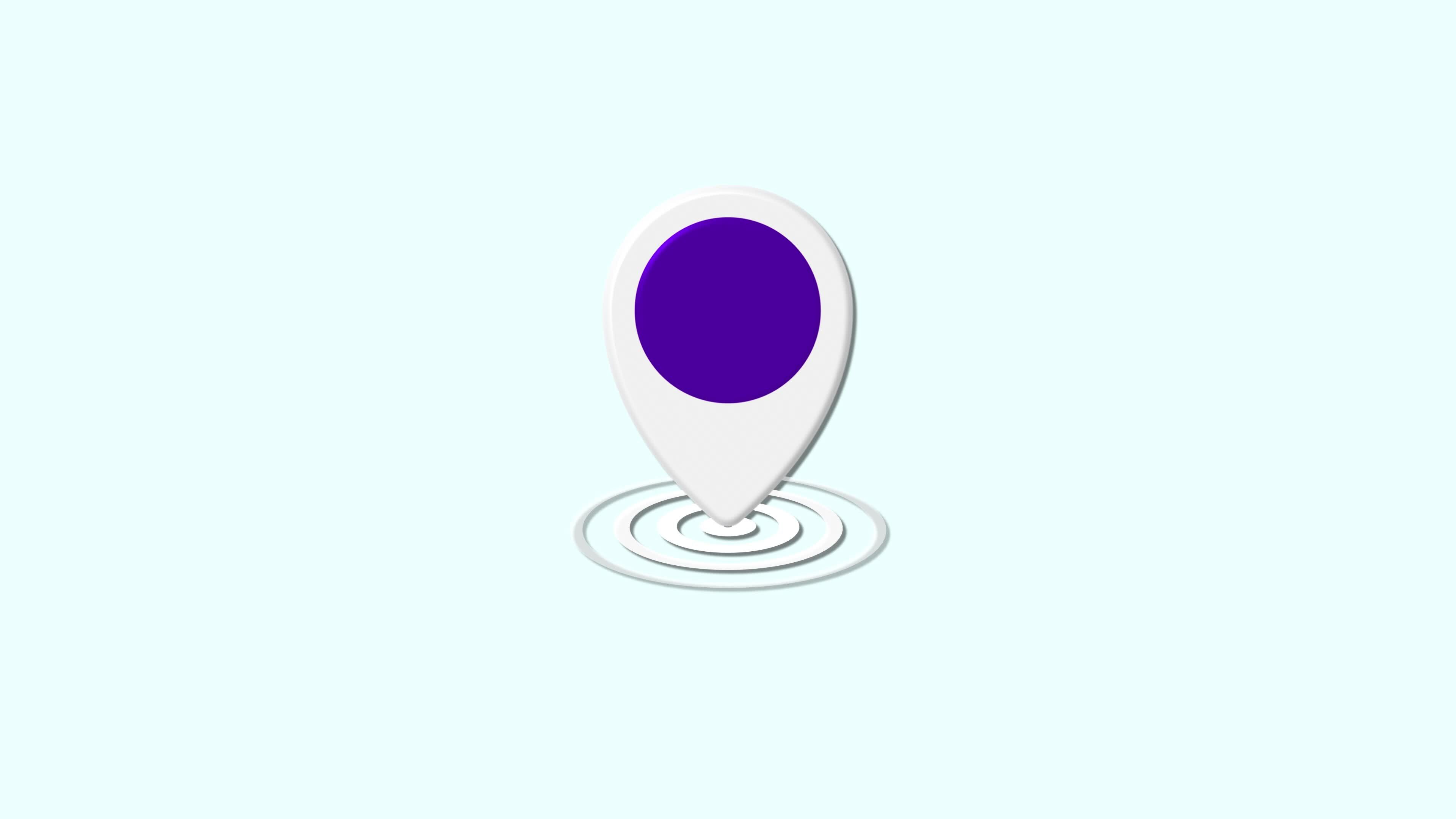 Location Icon Gps Location Pointer Animated Icon 34639562 Stock Video