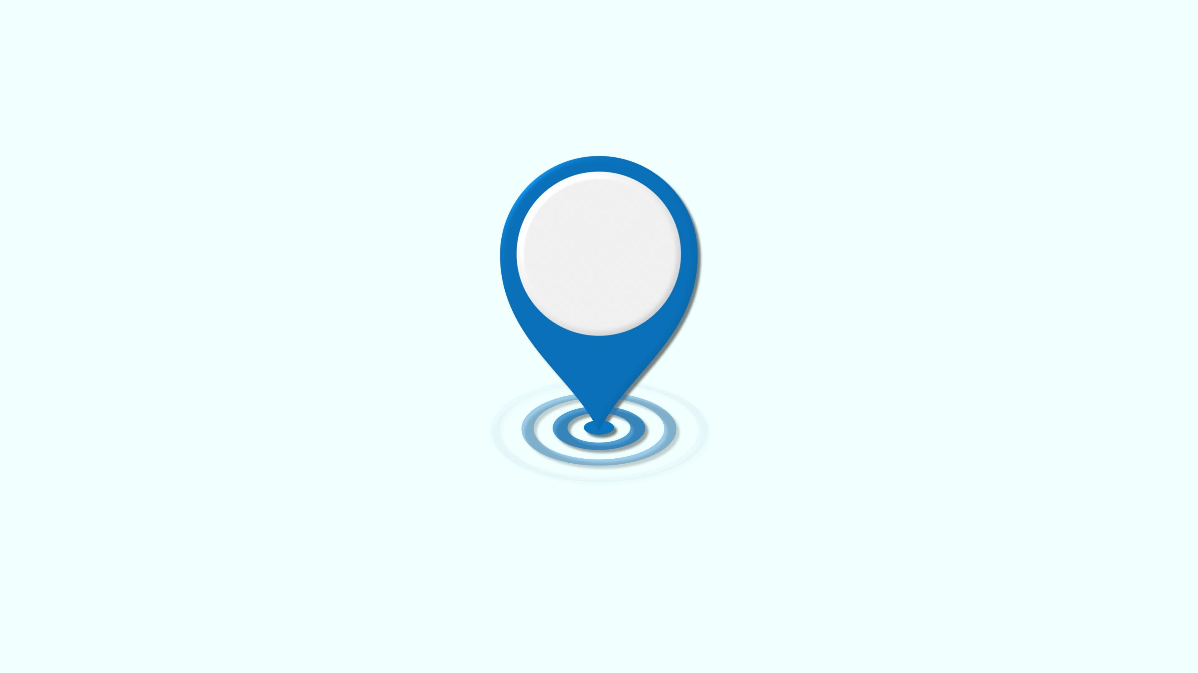 Location Icon Gps Location Pointer Animated Icon 34639569 Stock Video