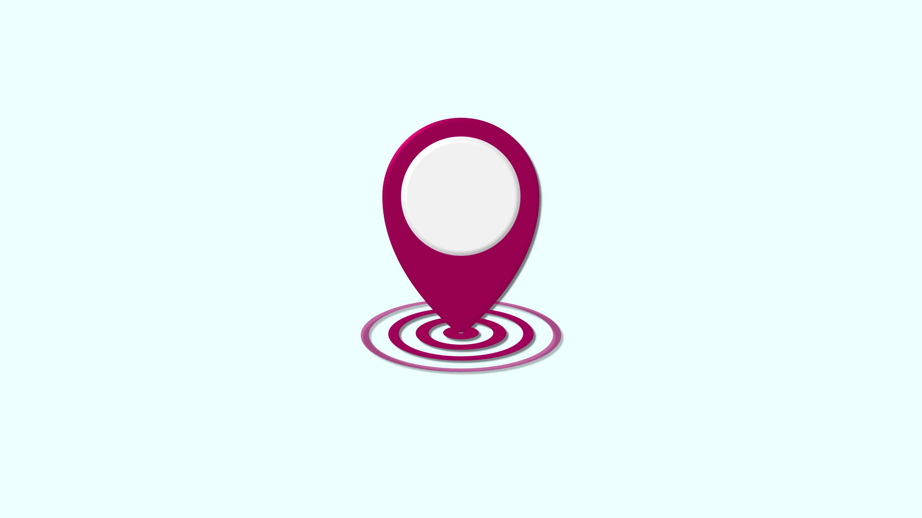 Location Icon Gps Location Pointer Animated Icon 34639587 Stock Video