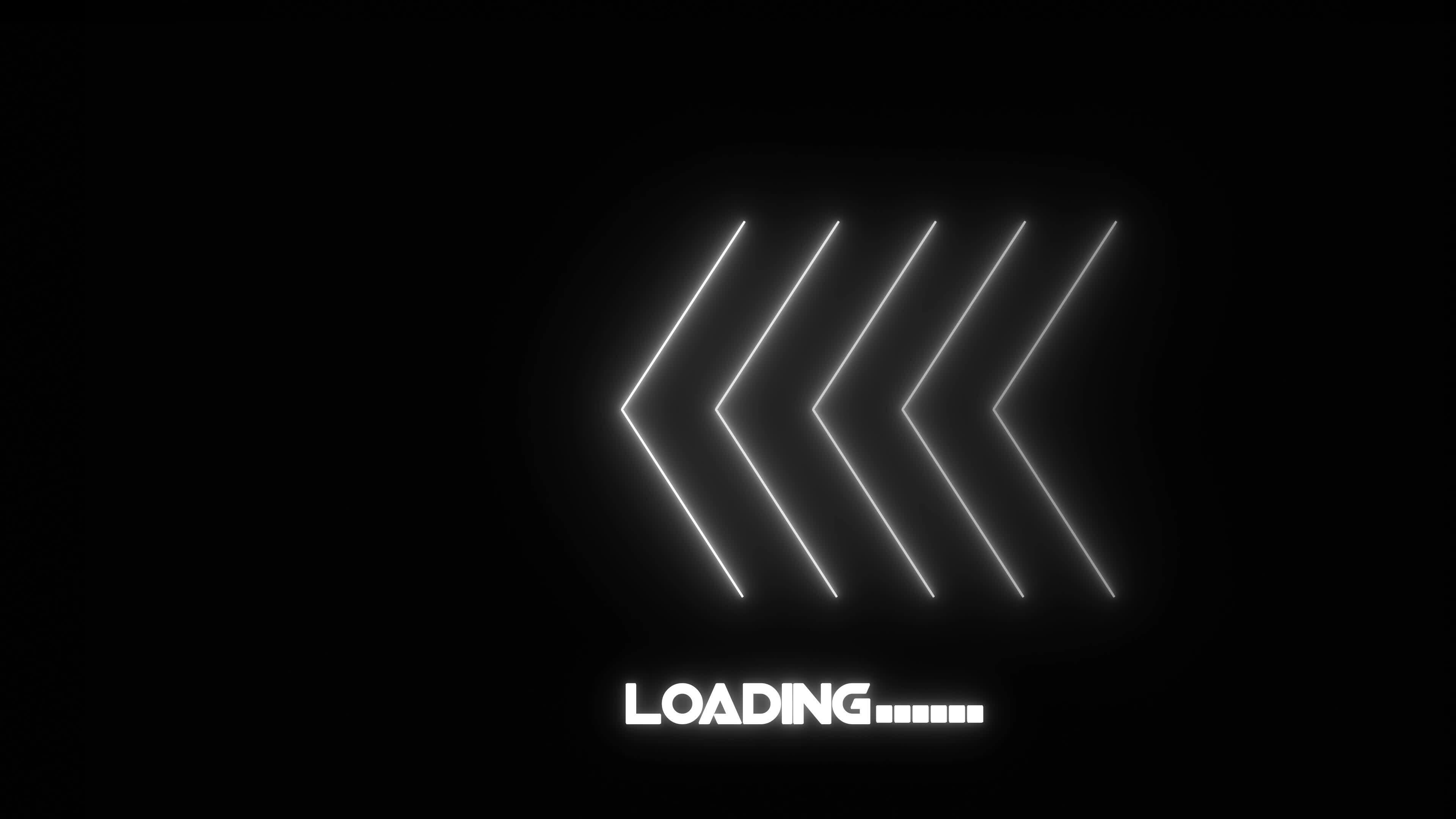 Abstract Moving Arrow Loading Bar Animation 34639973 Stock Video At