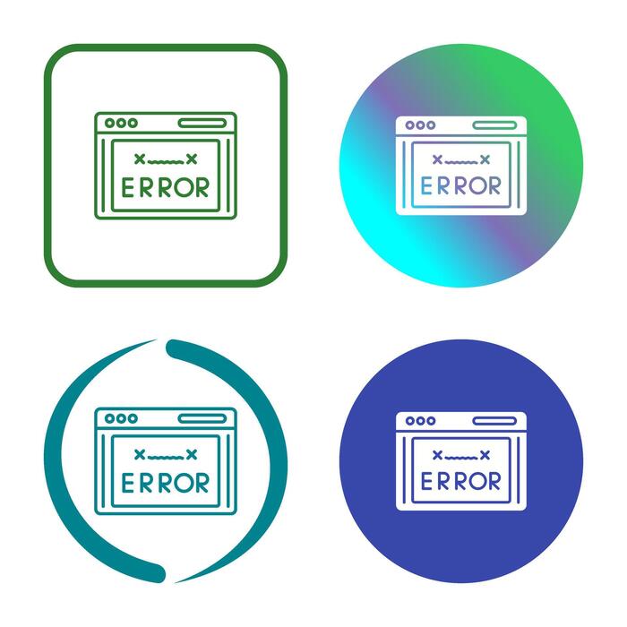 Error Sign Icon Vector Art, Icons, and Graphics for Free Download