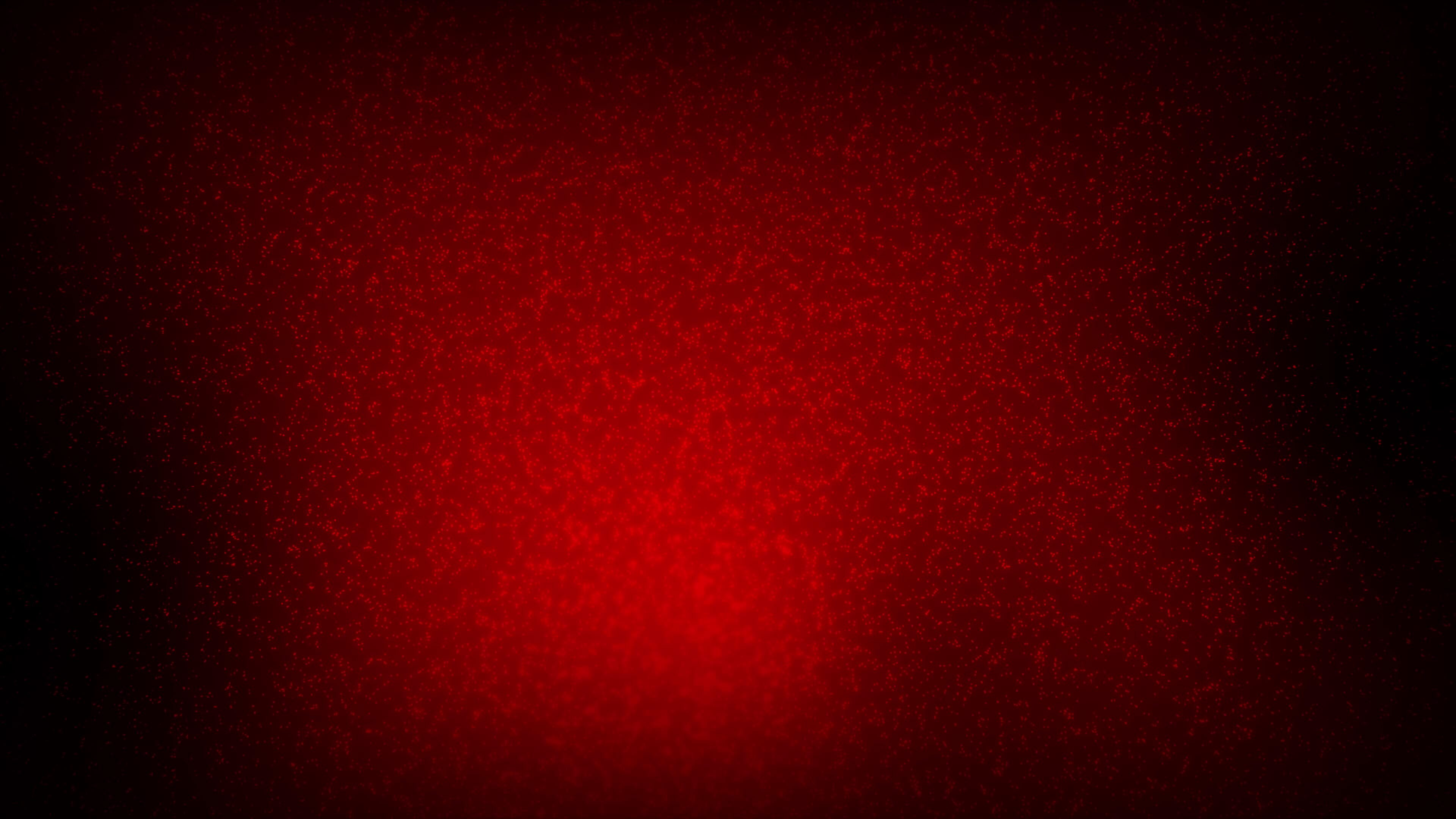 Red Color Glowing Technology Particle Moving Over Dark Background Futuristic Particles