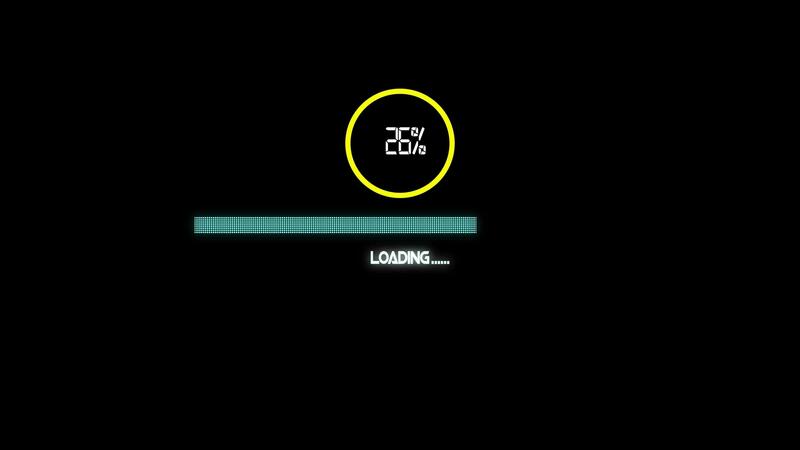 Loading bar downloading bar loading screen pixelated progress animation ...