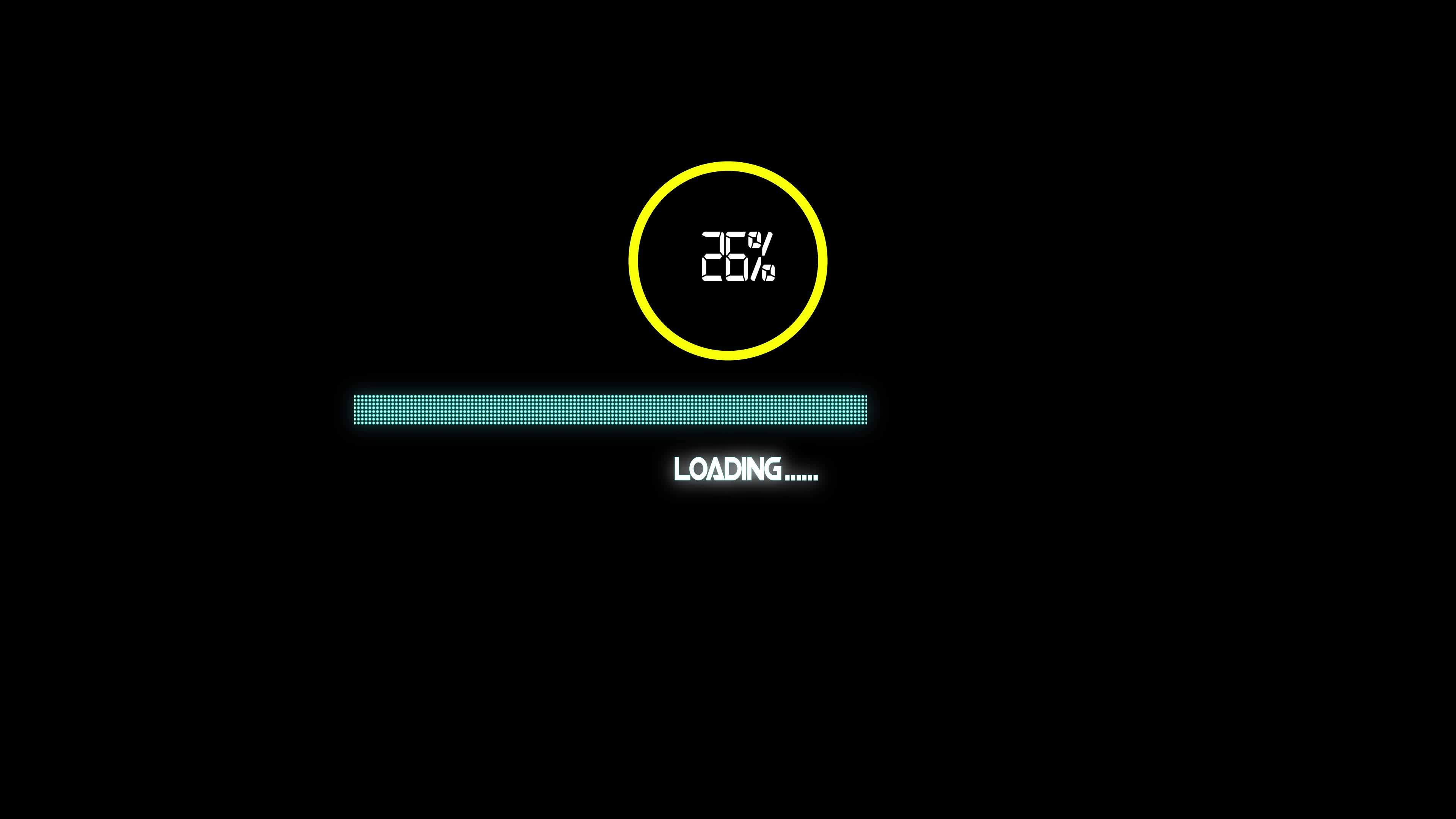 Loading bar downloading bar loading screen pixelated progress animation ...