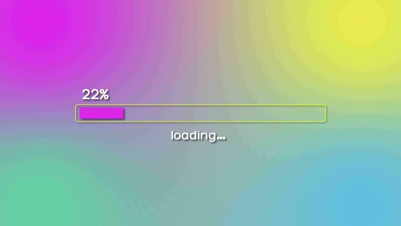 Simple Loading bar screen progress animation 34702452 Stock Video at Vecteezy
