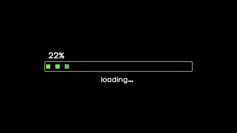 Loading bar downloading bar loading screen 34706578 Stock Video at Vecteezy