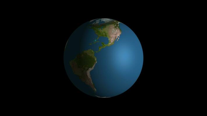 Rotating Earth Animation Stock Video Footage for Free Download