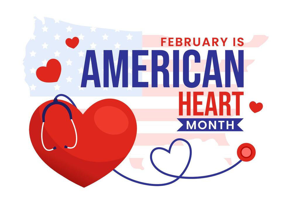 American Heart Month Vector Art, Icons, and Graphics for Free Download