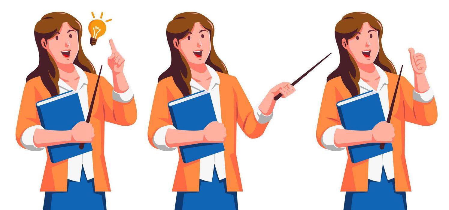 Female Teacher Vector Art, Icons, and Graphics for Free Download