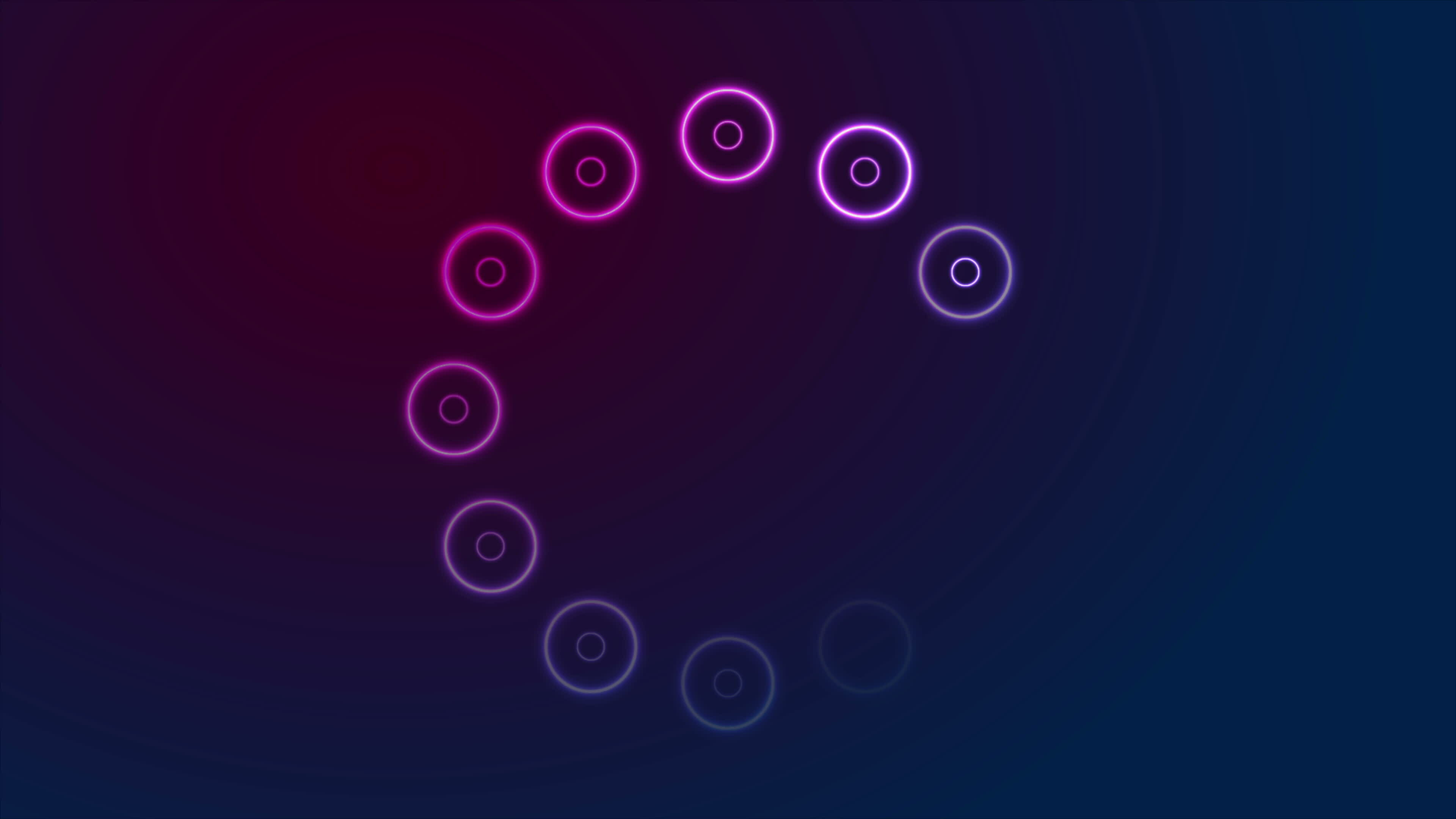 Blue Purple Neon Loading Waiting Element Video Animation 34720529 Stock
