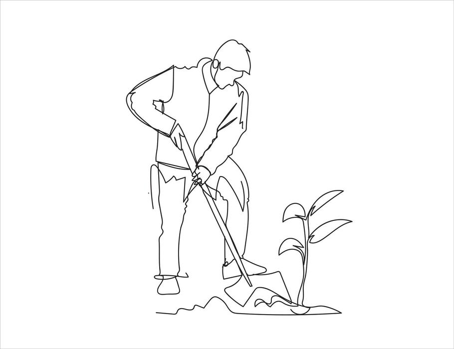 Gardening Black And White Vector Art, Icons, and Graphics for Free Download