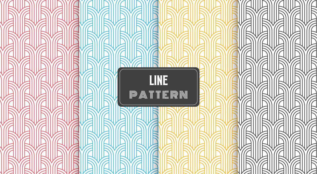 Art Deco Line Pattern Vector Art, Icons, and Graphics for Free Download
