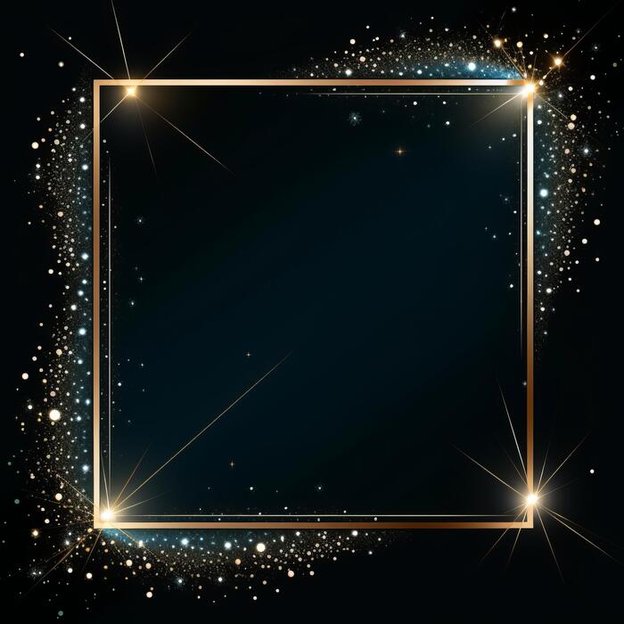 Golden Sparkling Frame Stock Photos, Images and Backgrounds for Free Download