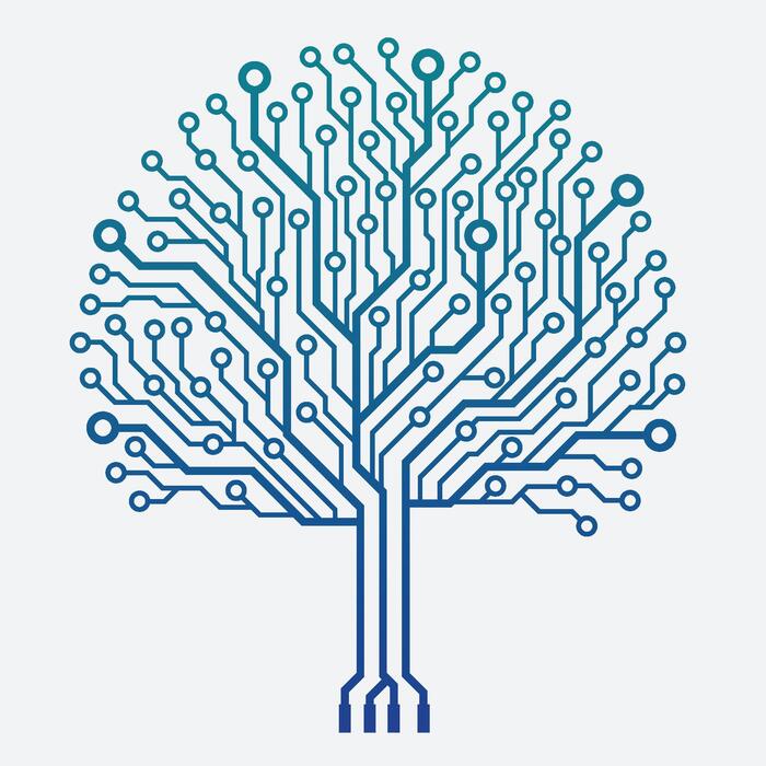 Circuit Board Tree Vector Art, Icons, and Graphics for Free Download