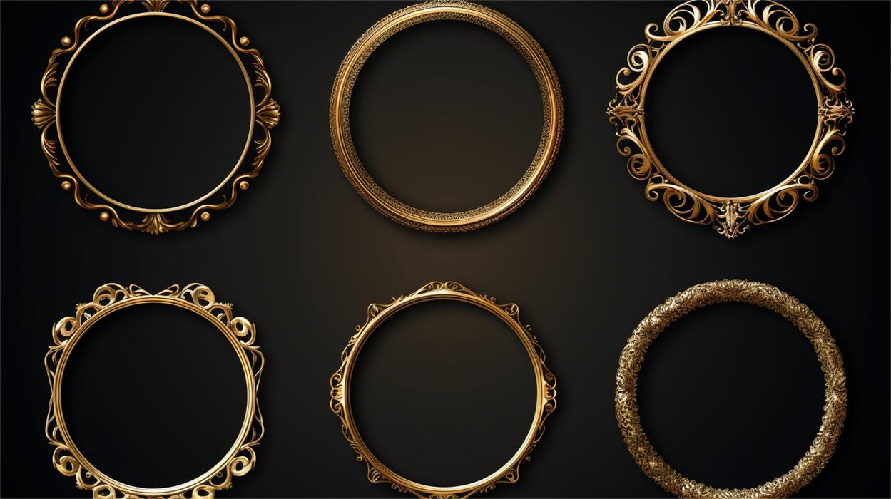 Elegant Circle Frames Stock Photos, Images and Backgrounds for Free ...
