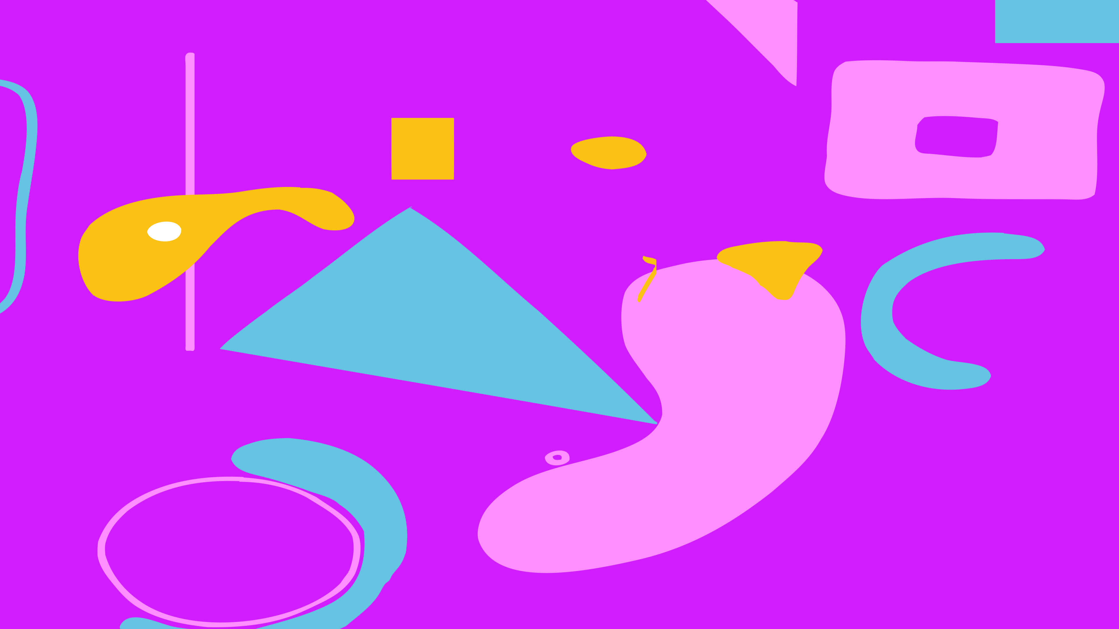 animation VIDEO 4K a purple and blue background with a wave pattern ...