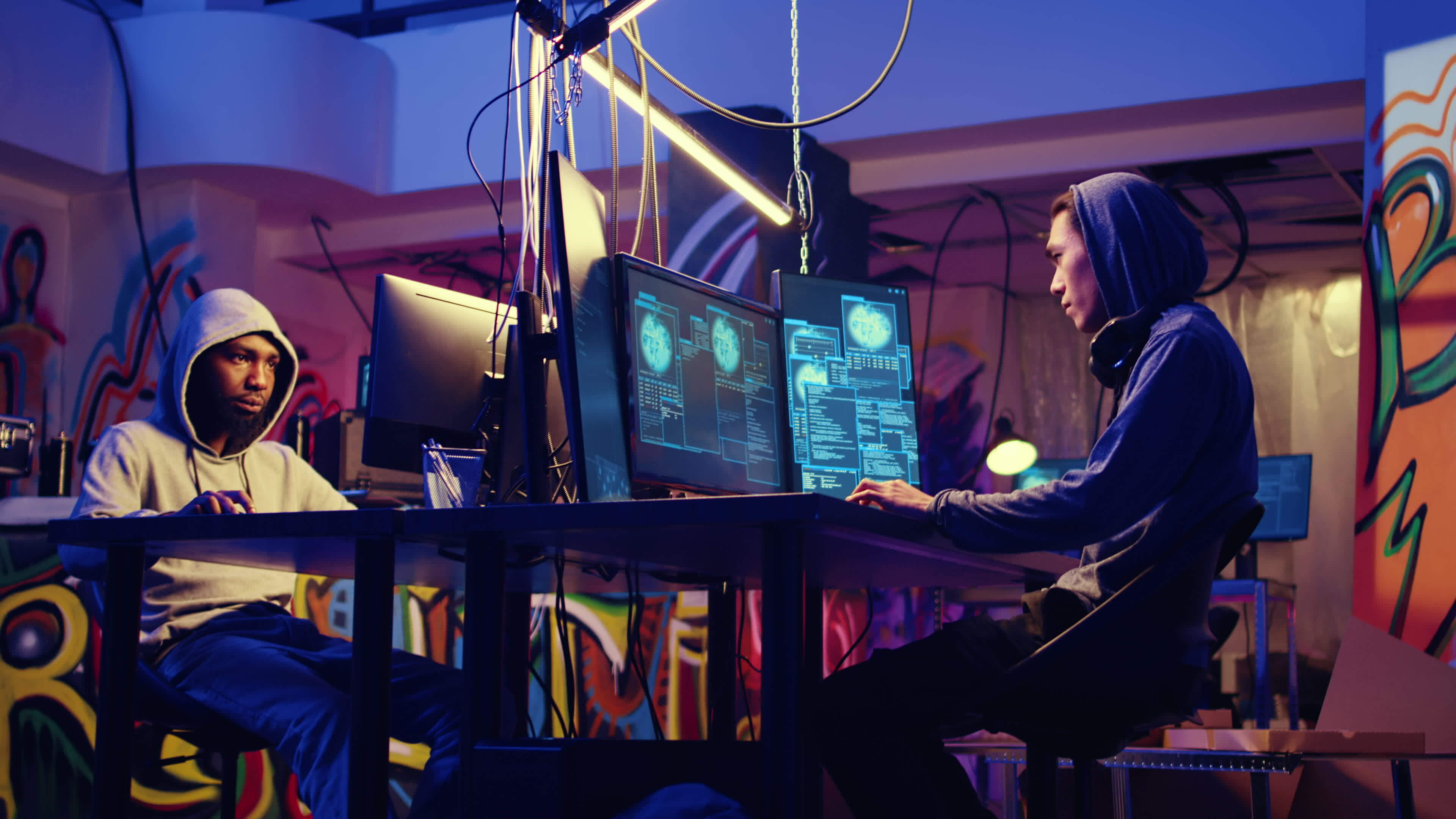 Hackers In Hidden Shelter Excited After Managing To Launch Successful Ddos Attack On Website
