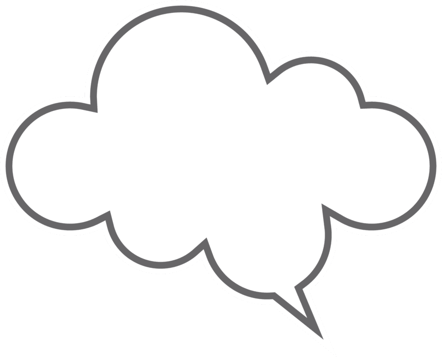 Text Box Cloud PNGs for Free Download