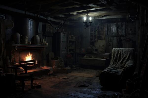 Horror House Interior Stock Photos, Images and Backgrounds for Free Download