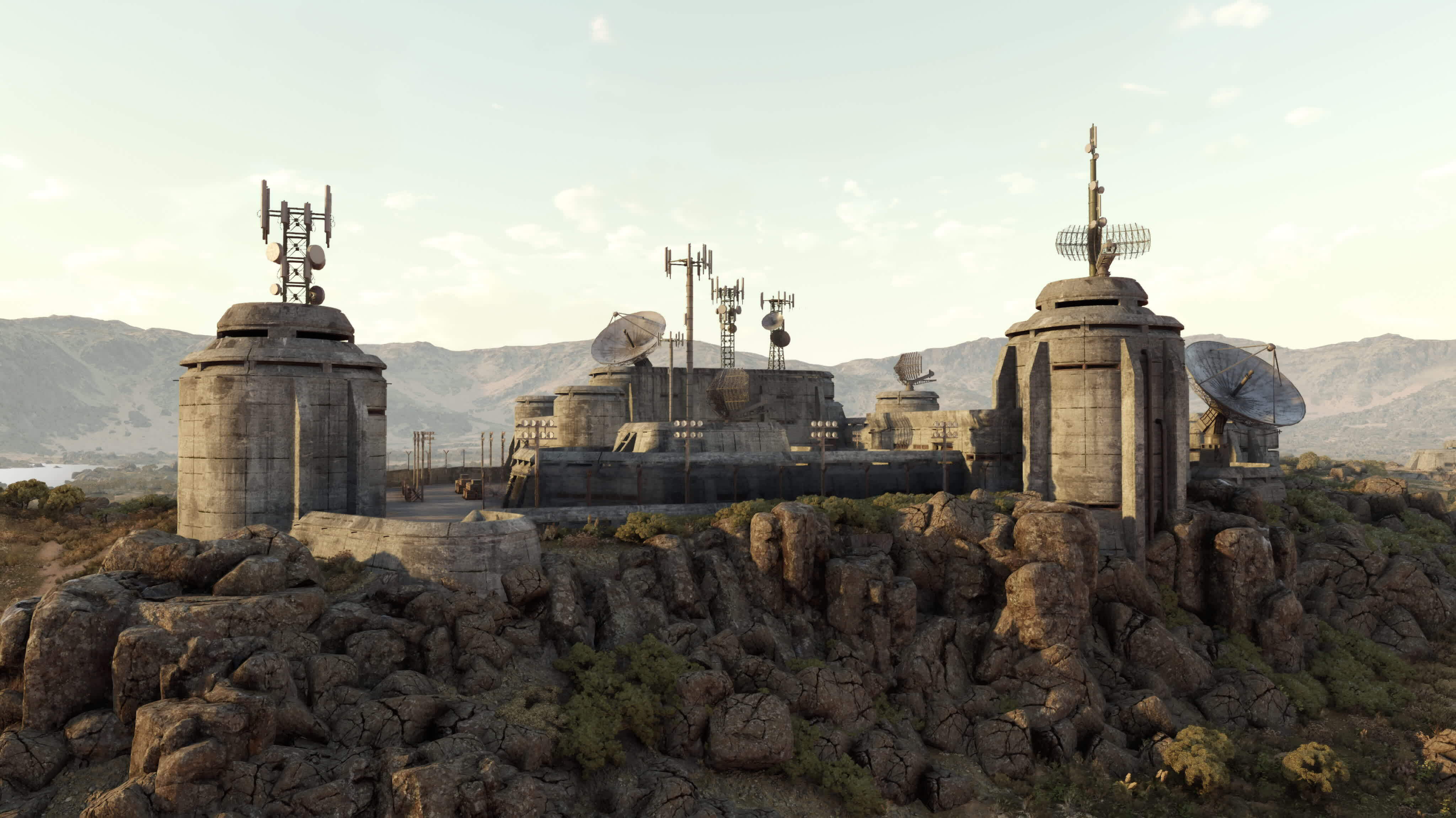 A futuristic military base bunker in a sci-fi setting 34814216 Stock ... A futuristic military base bunker in a sci-fi setting 34814216 Stock ...