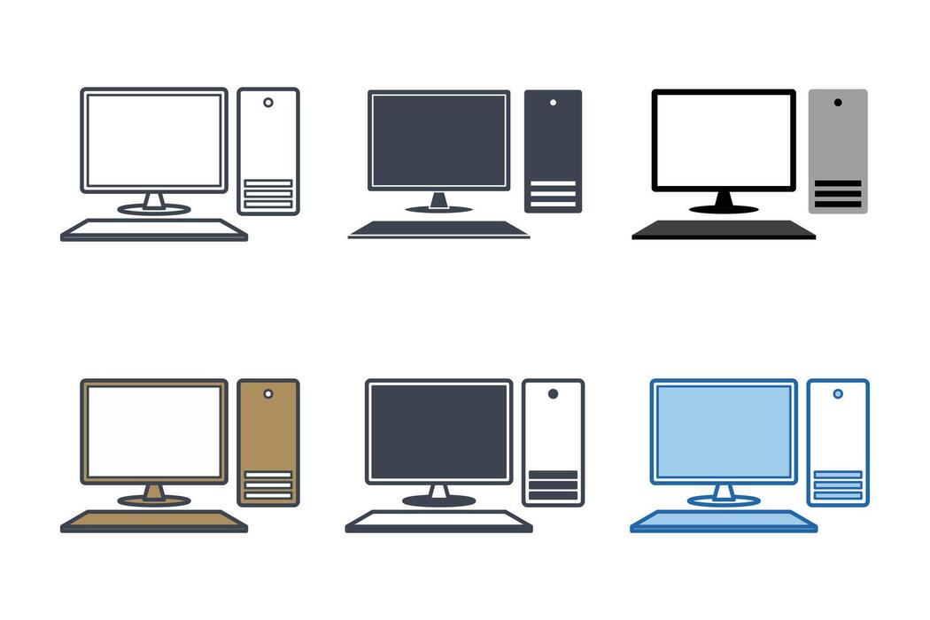 Desktop Icon Vector