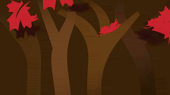 Falling Leaves Animation Stock Video Footage for Free Download