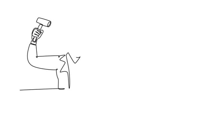 Elephant Walking Animation Stock Video Footage for Free Download