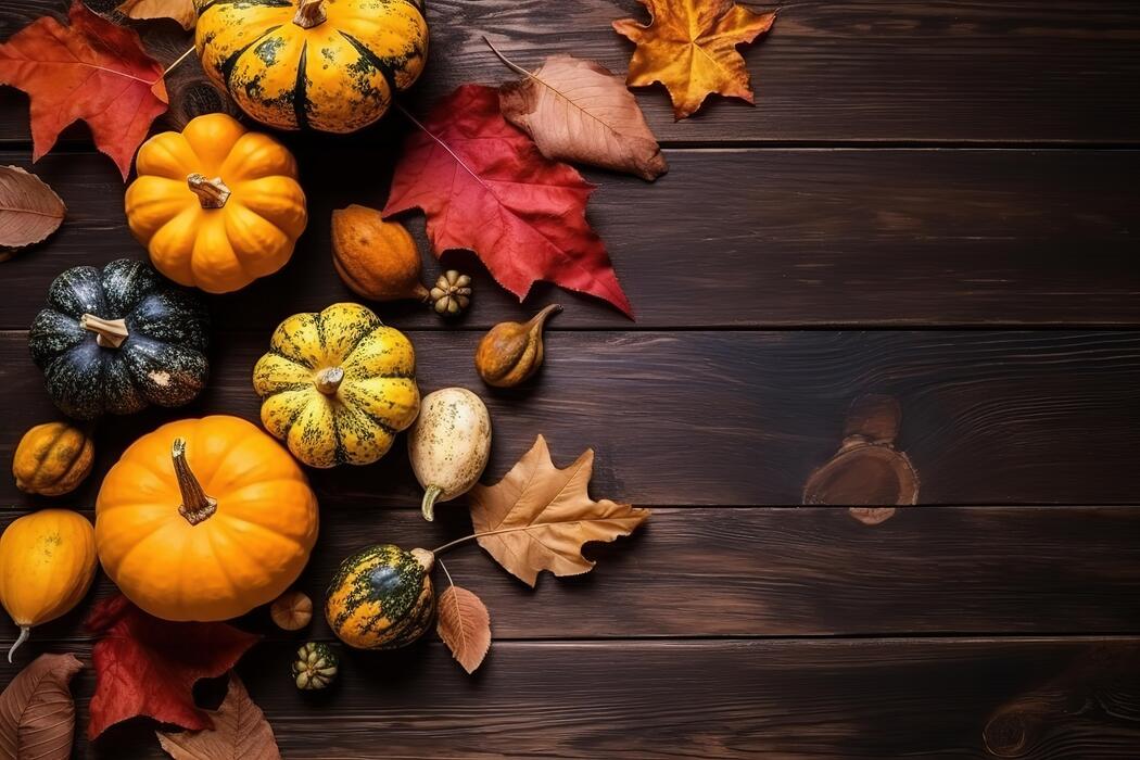 Pumpkins Fall Leaves Stock Photos, Images and Backgrounds for Free Download