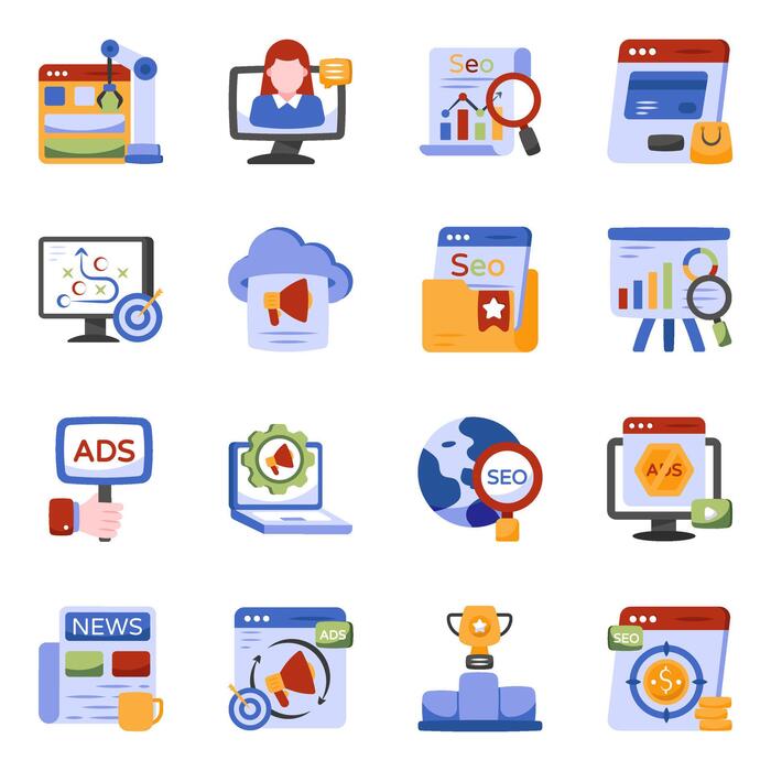 SEO Vector Art, Icons, and Graphics for Free Download