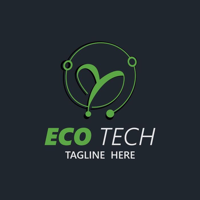 Eco Tech Logo Vector Art, Icons, and Graphics for Free Download
