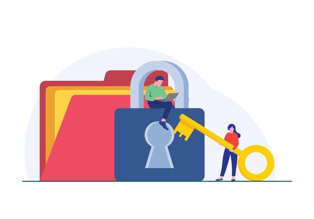 Personal Data Security Vector Art Icons And Graphics For Free Download