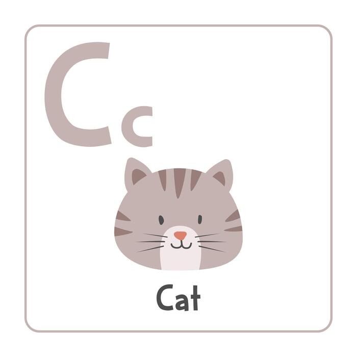 Cat Alphabet Vector Art, Icons, and Graphics for Free Download