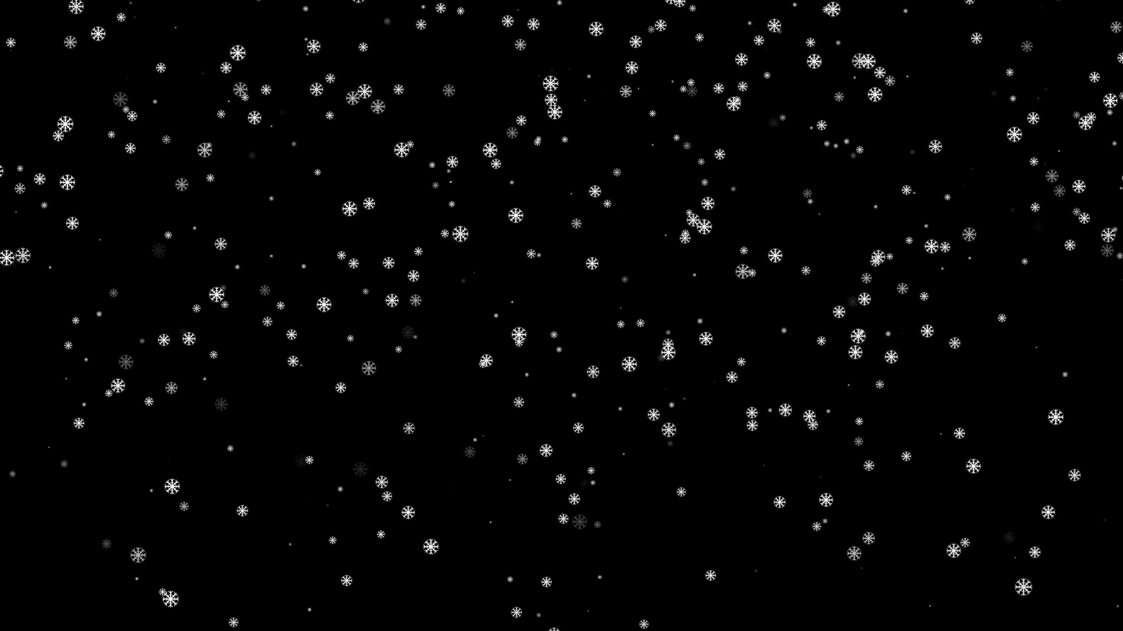 Falling Snow Flakes Effect For Overlay Black Background And Green Screen 34985370 Stock Video At