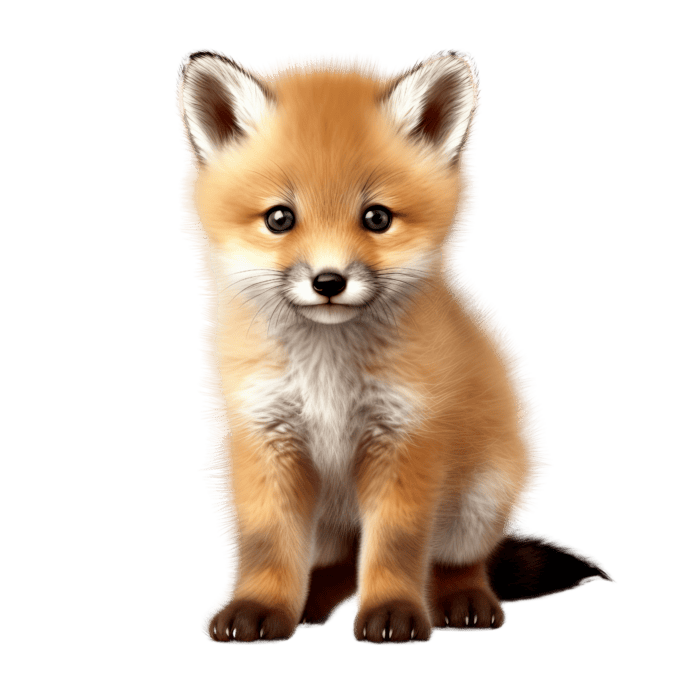 Baby Fox PNGs for Free Download
