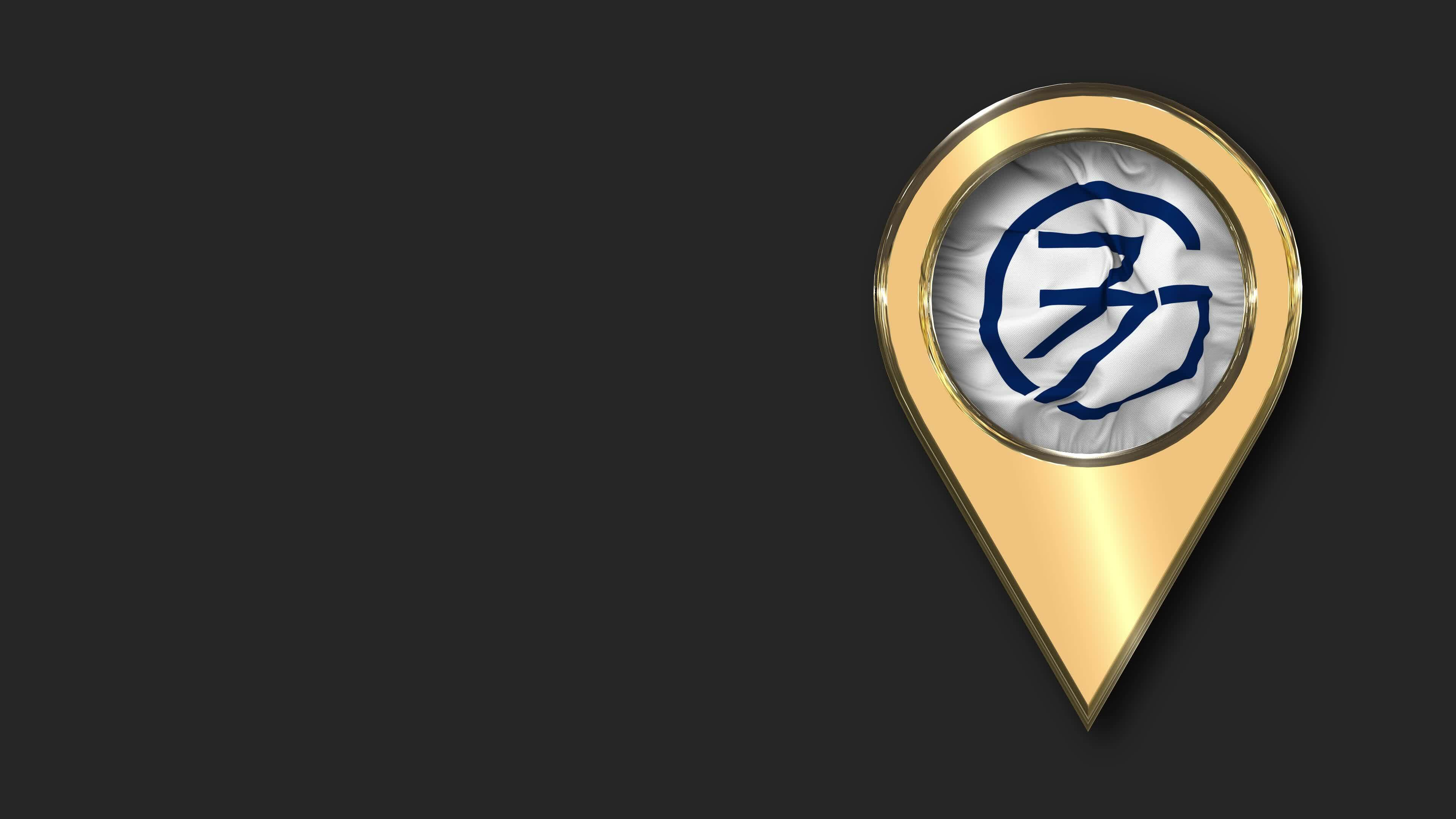 Group of 77, G77 Gold Location Icon Flag Seamless Looped Waving, Space ...
