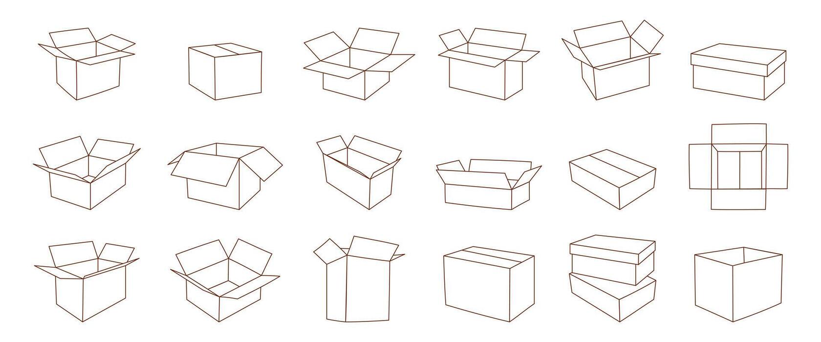 Line Box Vector Art, Icons, and Graphics for Free Download